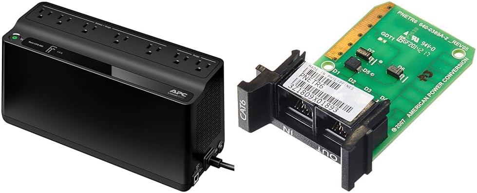 Amazon.com: APC UPS Battery Backup and Surge Protector, 600VA Backup ...