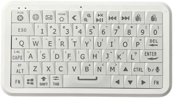 Amazon.com: Winmaxle Mini Keyboard with Bluetooth 5.0/2.4G Dual Mode ...