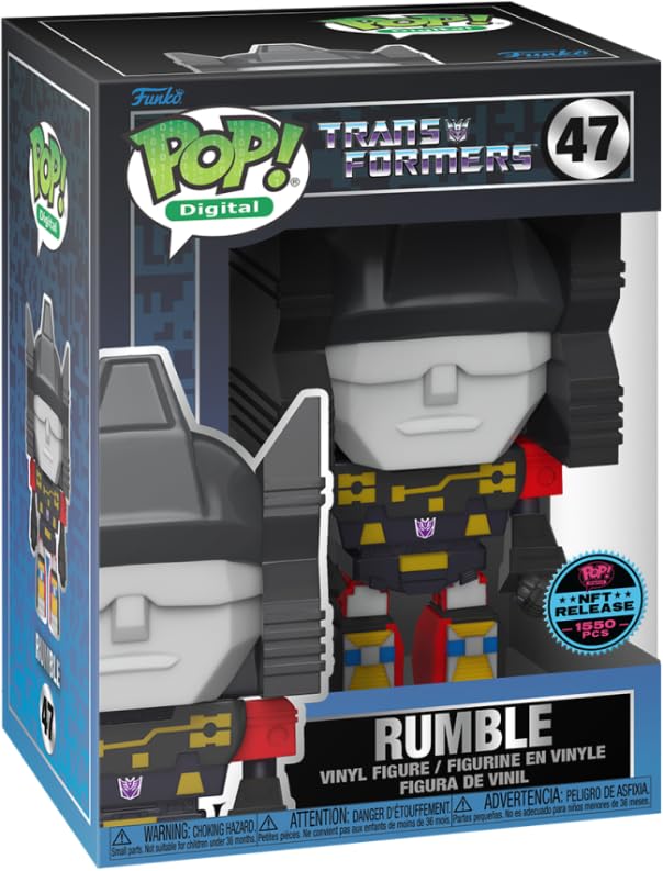 Amazon.com: Funko Pop! Digital: Transformers: Rumble Physical Exclusive ...