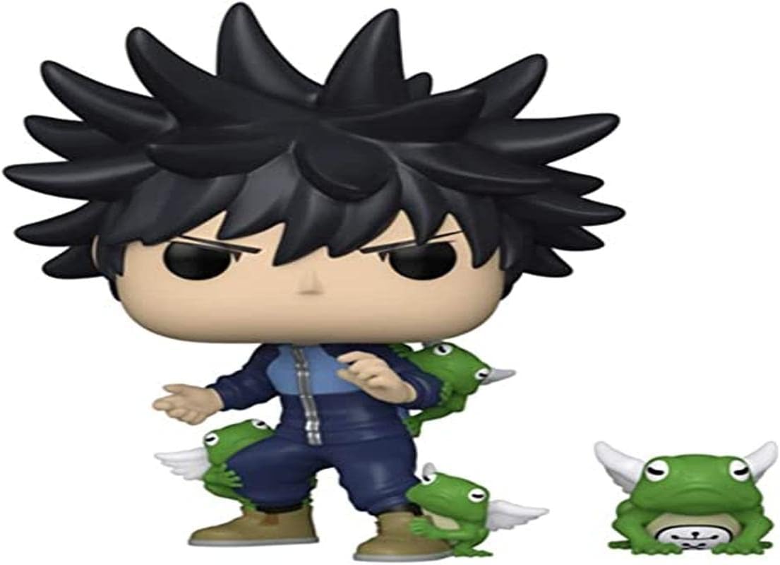 Funko Jujutsu Kaisen POP & Buddy! Animation Vinyl figurine Megumi w/Toads 9 cm : Amazon.co.uk ...