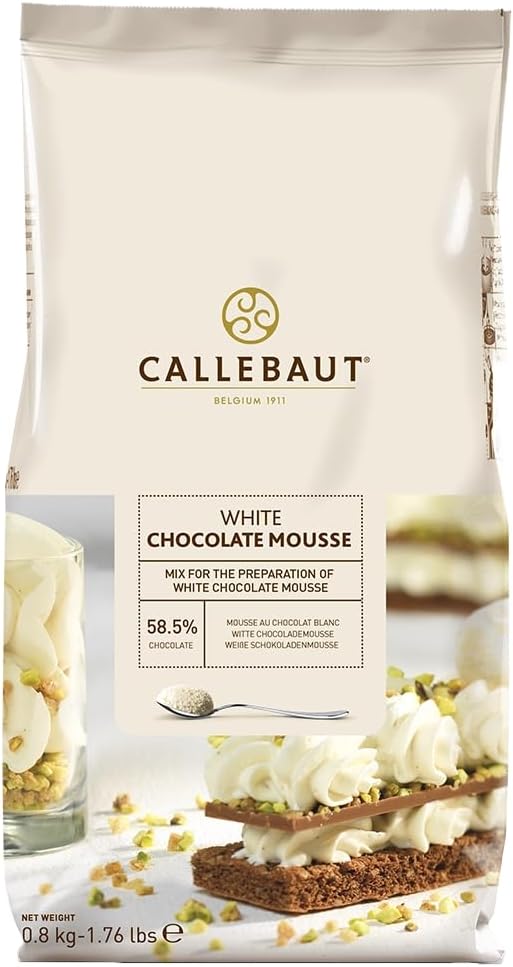 Callebaut Chocolate WHITE Mousse Mix 800gm : Amazon.co.uk: Grocery