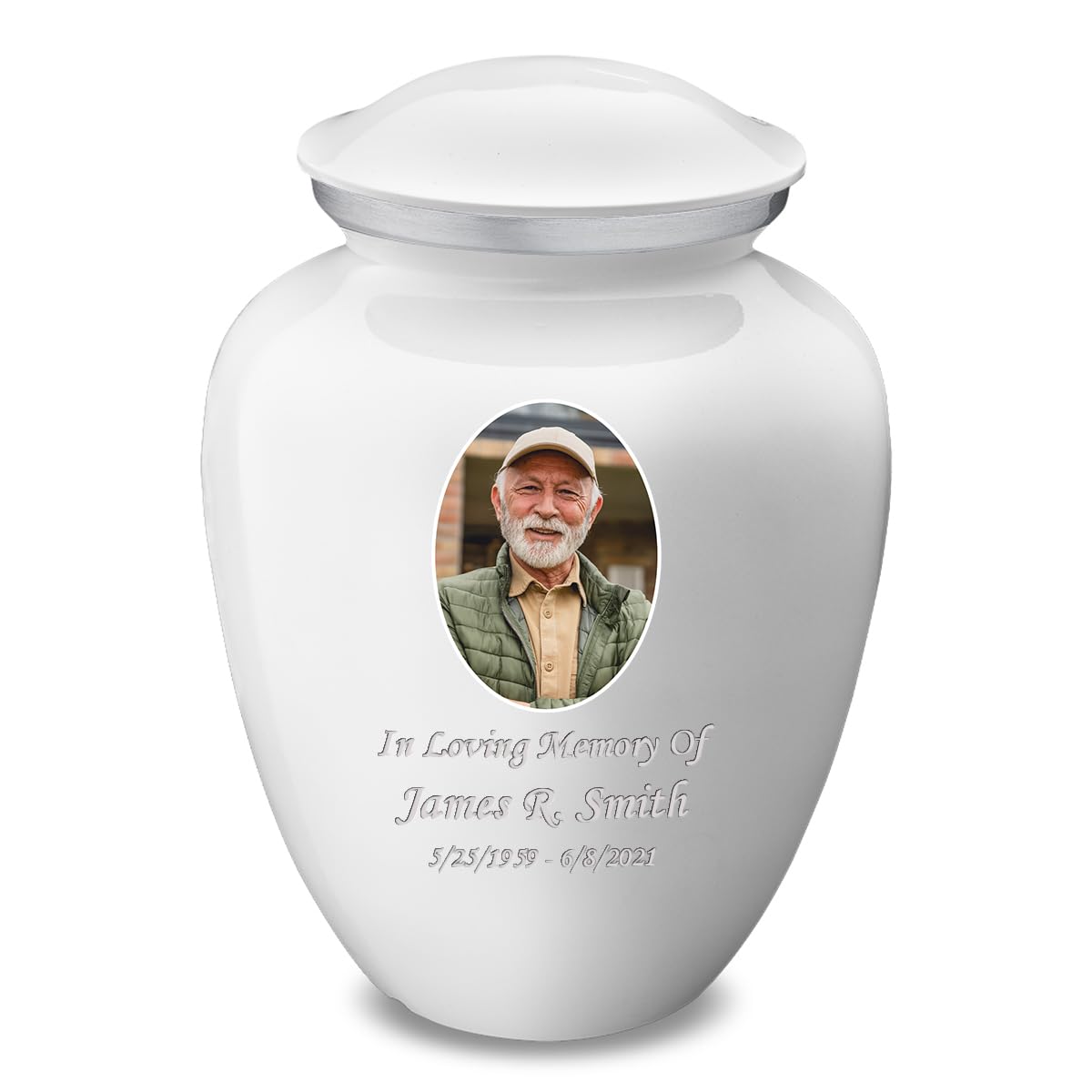 Amazon.com: GetUrns Embrace - Personalized Adult Picture Urn for Human ...