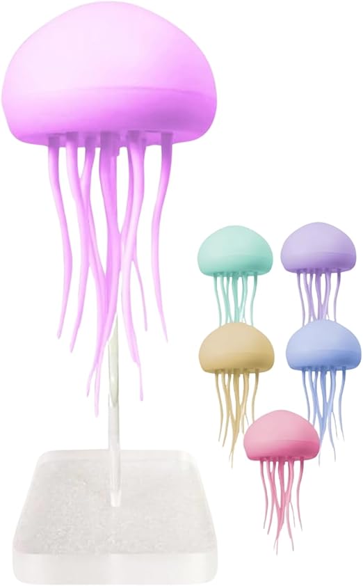 Bewinner Jellyflow Lamp, Jellyfish Light Voice Control, Dancing, 9 ...