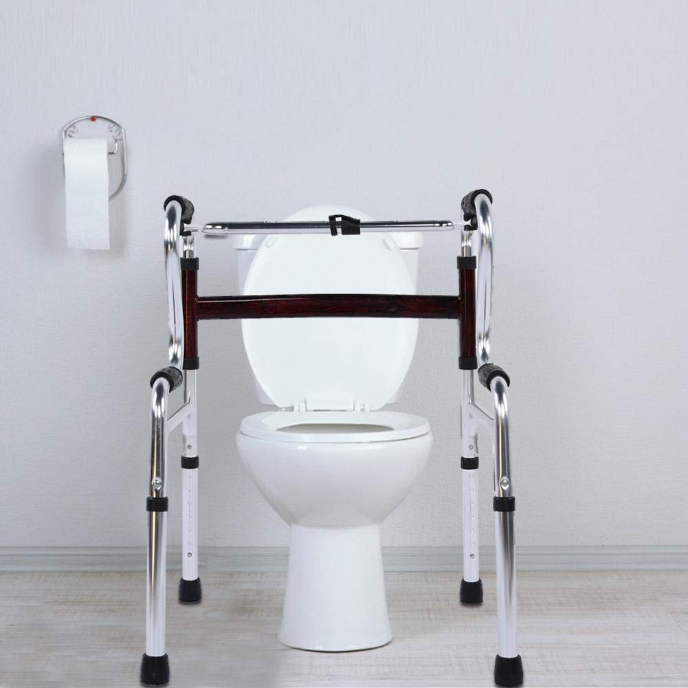 Buy GOTOTOP Free Standing Toilet Frame, Aluminium Alloy Freestanding ...