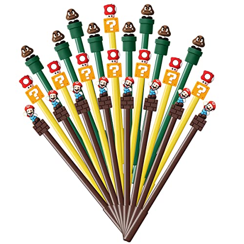 Snapklik.com : ENENSET Mario Party Favors Gel Pens - Black