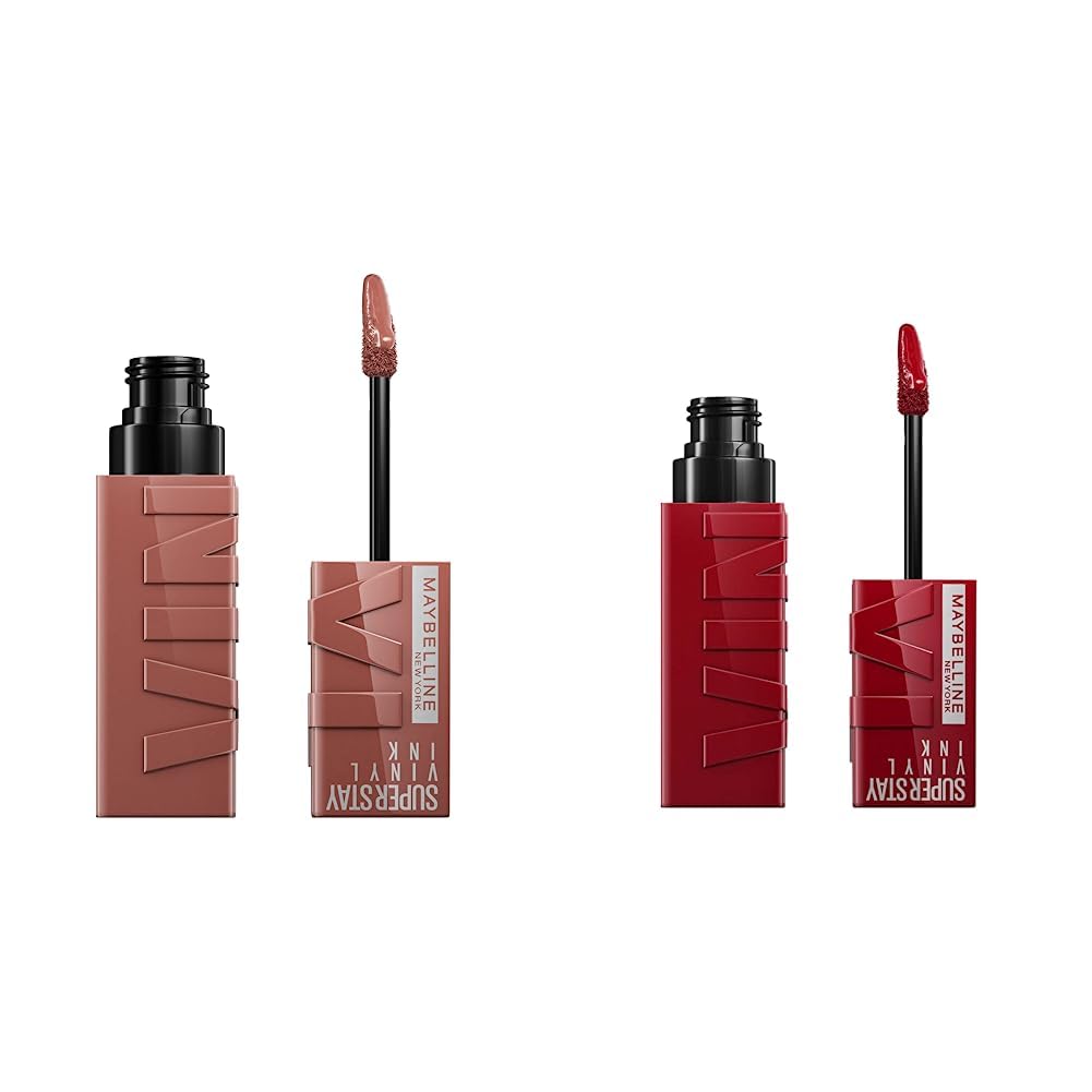 Labial Líquido Brillante, Maybelline Superstay Vinyl Ink Nudes tono ...