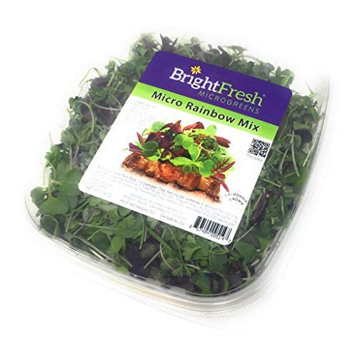 Amazon.com: Brightfresh Greens Micro Rainbow Mix, 1.75 OZ : Grocery ...