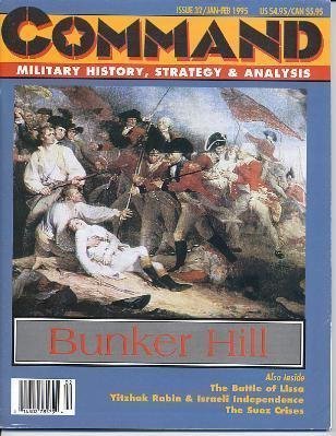 XTR: Command Magazine #32 (Jan/Feb 1995), with Bunker Hill Board Game ...