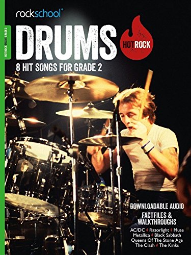 Rockschool: Hot Rock Drums - Grade 2 (Book/Audio Download) : Various ...