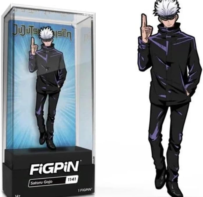 Amazon.com: FiGPiN Jujutsu Kaisen - Satoru Gojo (1141), Enamel Pin ...
