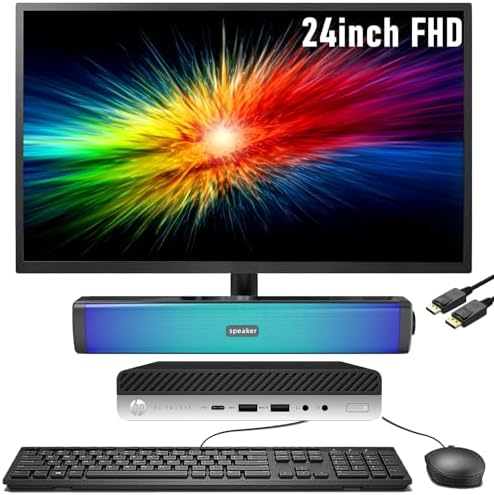 HP Elitedesk 800 G3 Mini PC de Escritorio empresarial con Monitor FHD ...