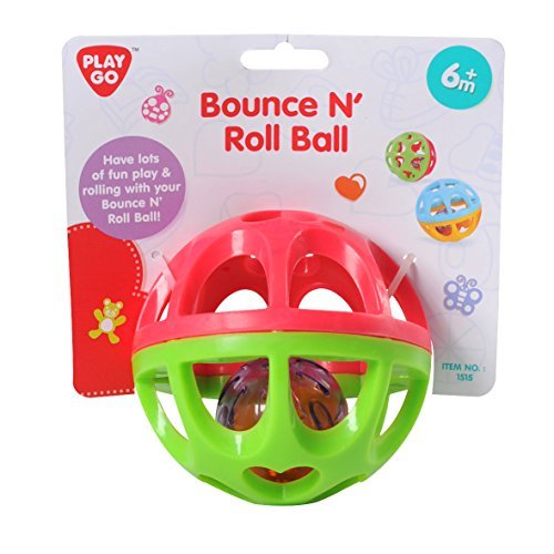 Amazon.com: PlayGo Tumble Rattle Ball for Kids | Hand Catching Ball ...