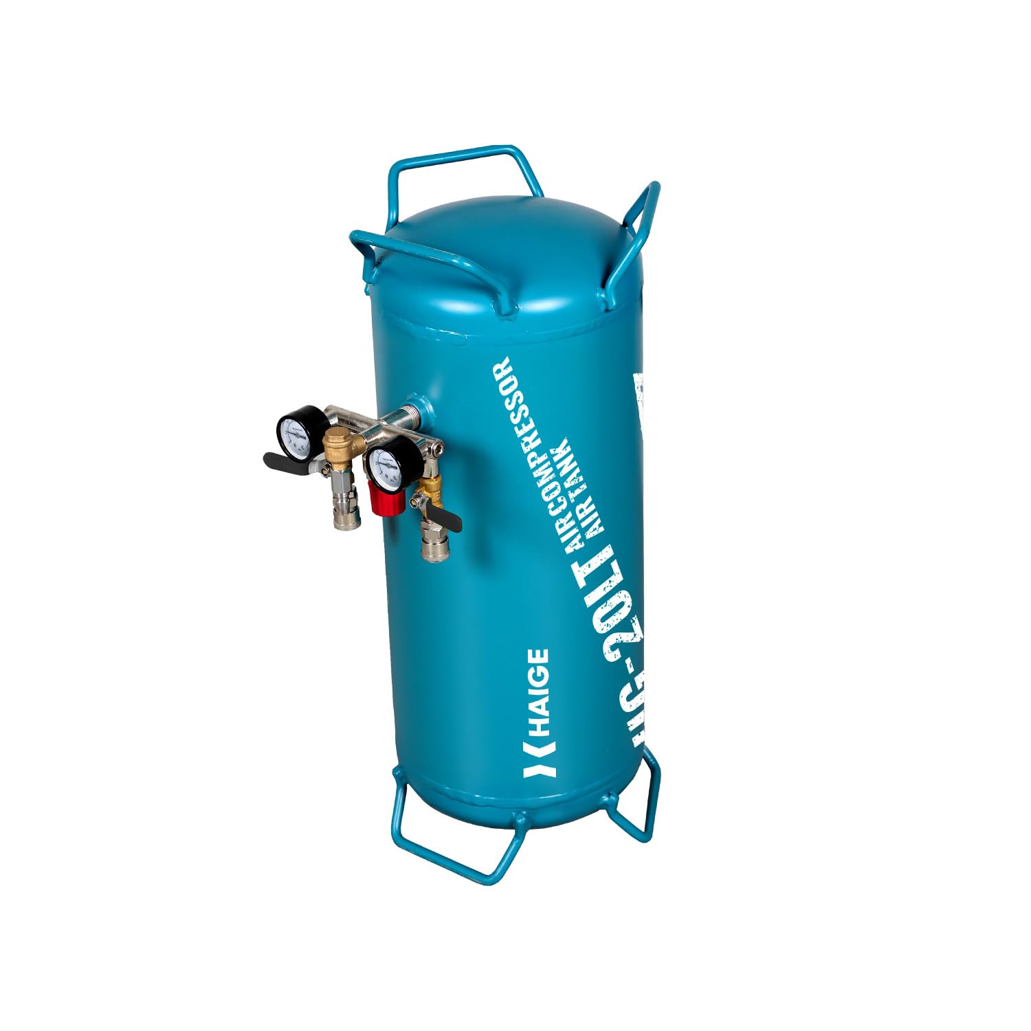 Amazon | HAIGE(ハイガー) スチール製エアタンク サブタンク コンプレッサー 小型 容量20L／30L／39L 縦・横置き兼用 ...