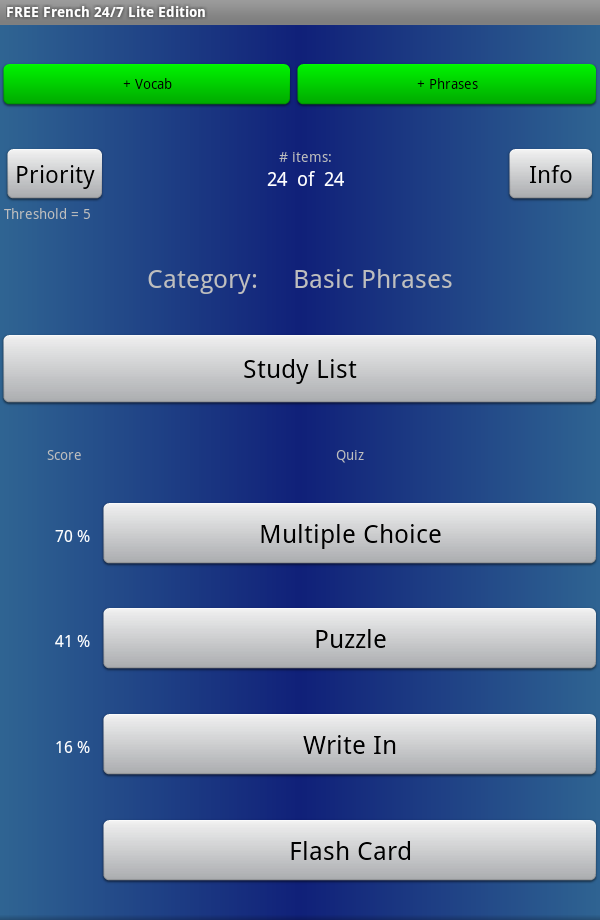 FREE French 24/7 Lite Edition - App on Amazon Appstore