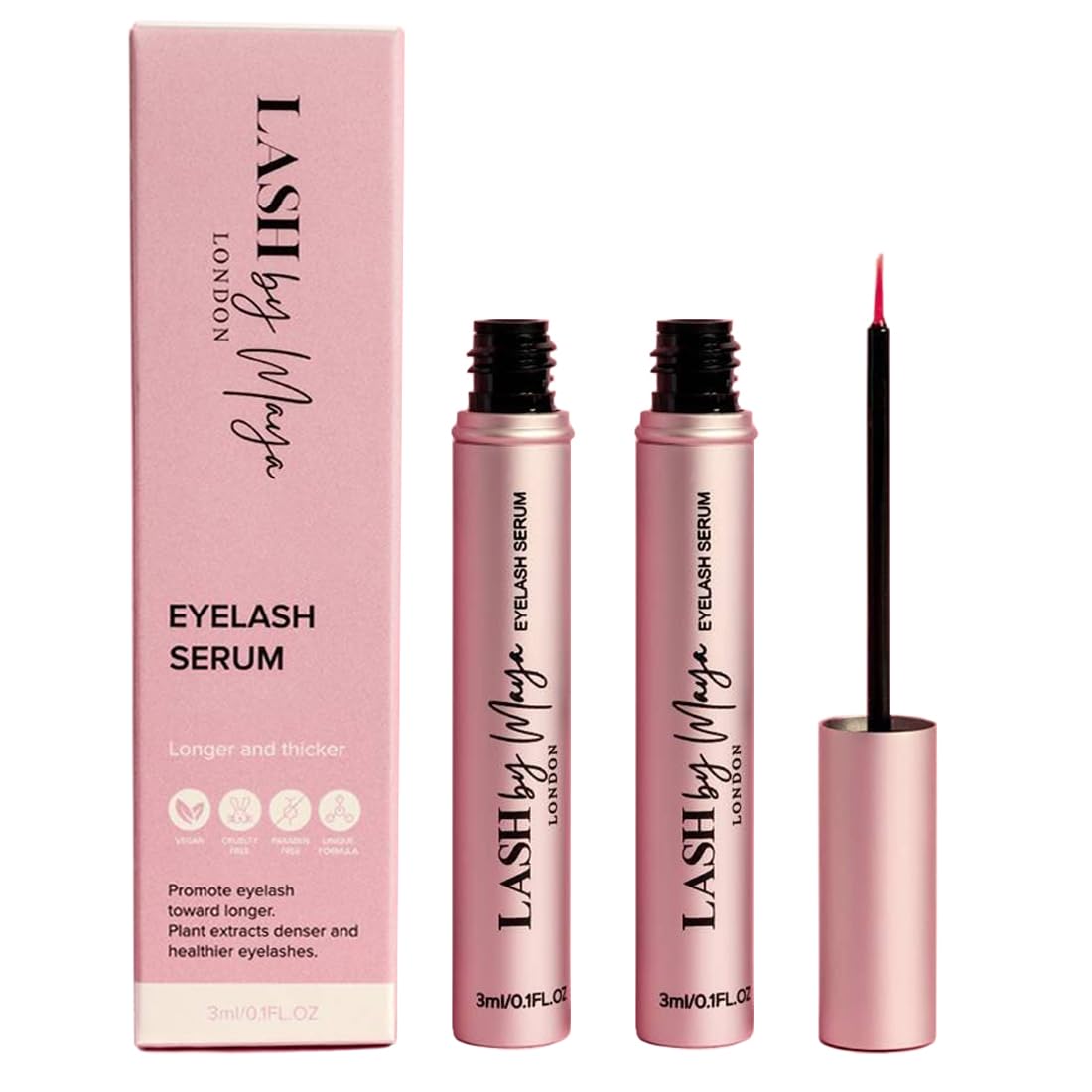 Amazon.com: Lash by Maya LONDON Serum - Lash by Maya Eyelash Serum ...