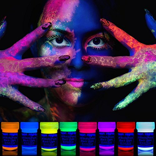 Neon Nights UV Body Paint Set | Blacklight Glow Makeup Kit ...