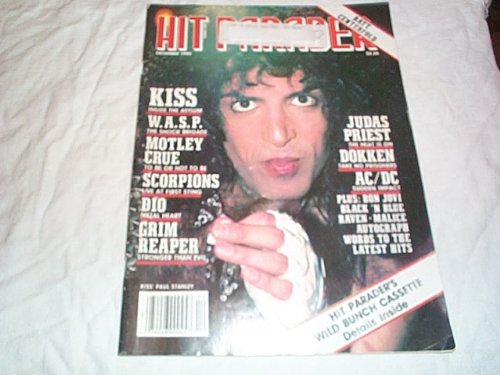 HIT PARADER Magazine 1985 Kiss Cover Metal Motley Crue DIO Scorpions AC ...