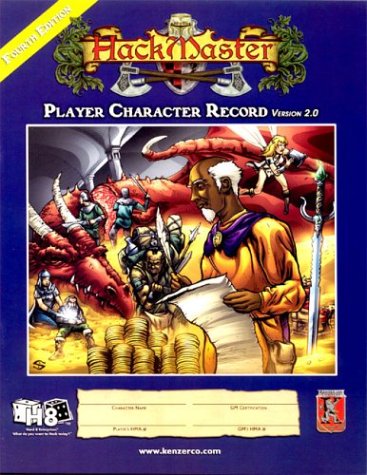 HackMaster Character Record Book Revised : Amazon.it: Libri