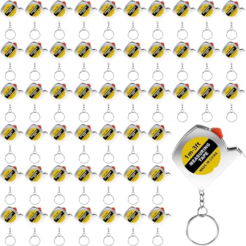 Trounistro 60 Pack Mini Tape Measures Keychains Bulk Mini Retractable ...
