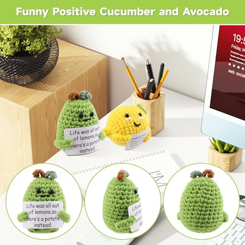 Yeruvce Handmade Emotional Support Pickle Dolls, Interesting and ...