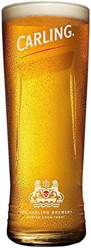 Carling Pint Glasses 20oz (48 Pack) Branded Beer Glasses Glasses ...