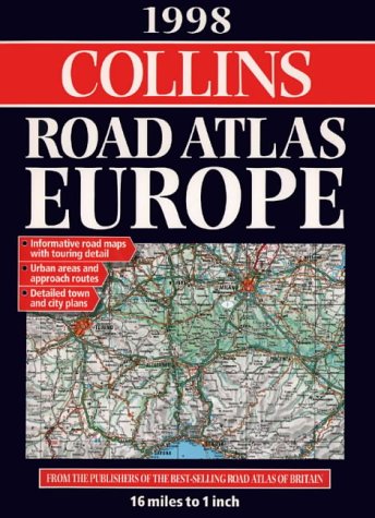 Collins Road Atlas: Europe 1998: unknown author: 9780004486130: Amazon ...