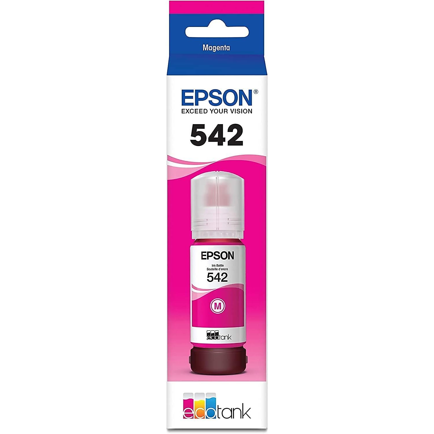 Amazon.com: Epson 542 EcoTank Ink Ultra-high Capacity Bottle Magenta ...