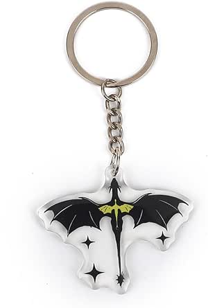 Amazon.com: MAKEGONE Dragon Keychain Fourth Wing Merch Novel ...