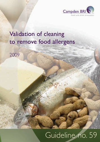 Validation of Cleaning to Remove Allergens (Guideline): Arrowsmith ...