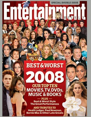 Entertainment Weekly; December 26-Jan. 2 2009 (Best & Worst of 2008 ...