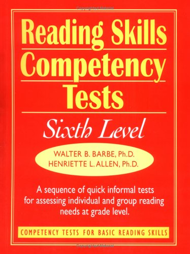 Amazon.com: Reading Skills Competency Tests: Sixth Level (Ready-To-Use ...