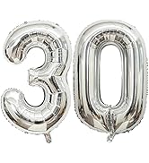 Amazon.com: Number 18 Purple Balloons 40 Inch Giant Purple 18 Number ...