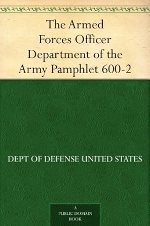 Amazon.com: The Armed Forces Officer Department of the Army Pamphlet ...