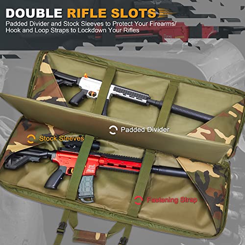 Snapklik.com : PERFBAGS Soft Rifle Case 36 Inch, Tactical Long Double ...