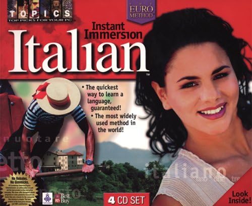 Amazon.com: Instant Immersion Italian (4 CD-ROM)