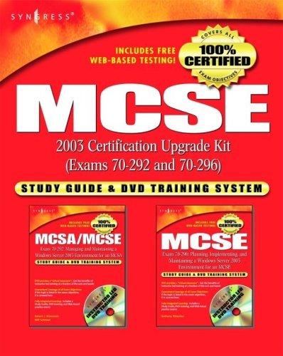 Amazon.com: MCSE 2003 Certification Upgrade Kit (Exams 70-292 and 70 ...