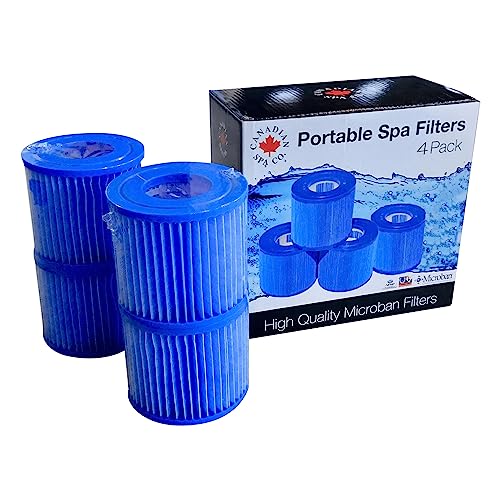Canadian Spa Company Portable Filter Set – 4 Pack – BigaMart