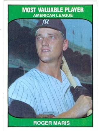 Amazon.com: Roger Maris baseball card 1985 TCMA MVP (New York Yankees ...