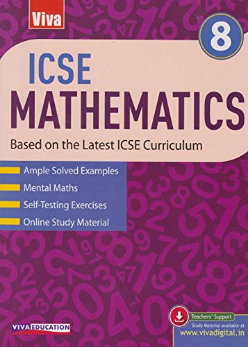 Viva ICSE Mathematics Class 8 - Based on Latest ICSE Curriculum : Ajay ...