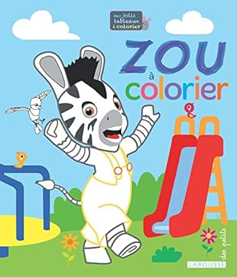 Amazon.com: Mes jolis tableaux à colorier Zou: 9782035906267: Boyer ...
