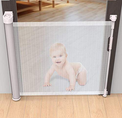 Amazon.com: Retractable Baby and Pet Gate - Extra Wide Baby Safety Gate ...