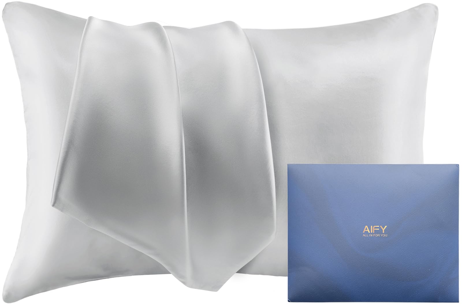 Amazon｜AIFY シルク枕カバー シルク100％ まくらカバー 6Aクラス 片面シルク 枕カバー 43 63 美髪 美肌 シルク 枕カバー 洗える 敏感肌に優しい 良い通気性 摩擦軽減 ...