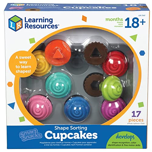 Sorting Shapes Cupcakes Learning Toy