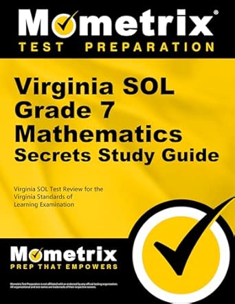 Virginia SOL Grade 7 Mathematics Secrets Study Guide: Virginia SOL Test ...
