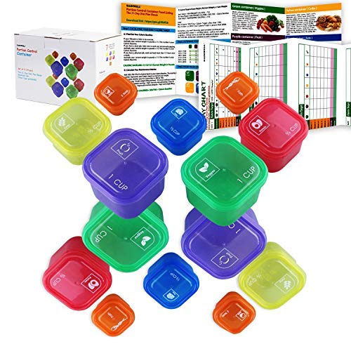 14 Piece : 21 Day Fix Portion Control Container kit - 14 Pieces ...