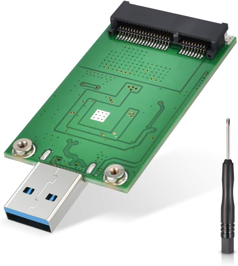 Amazon.com: NFHK Combo M.2 NGFF B-Key & mSATA SSD to SATA 3.0 Adapter ...