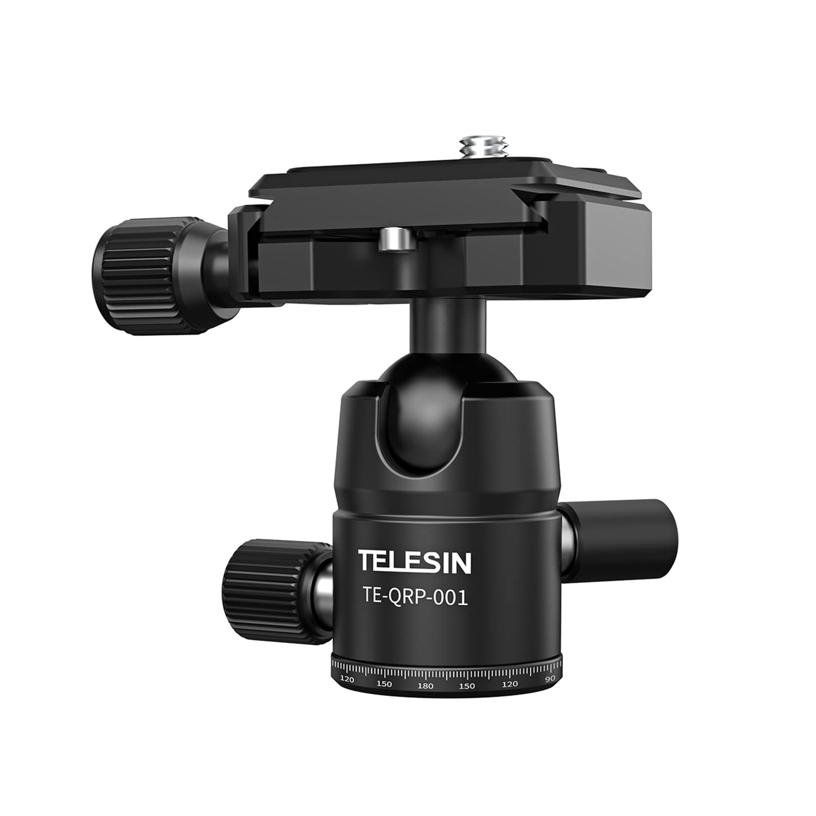 Buy Ball Head, TE-QRP-001 Mini Magnalium Alloy Panoramic Ball Head ...