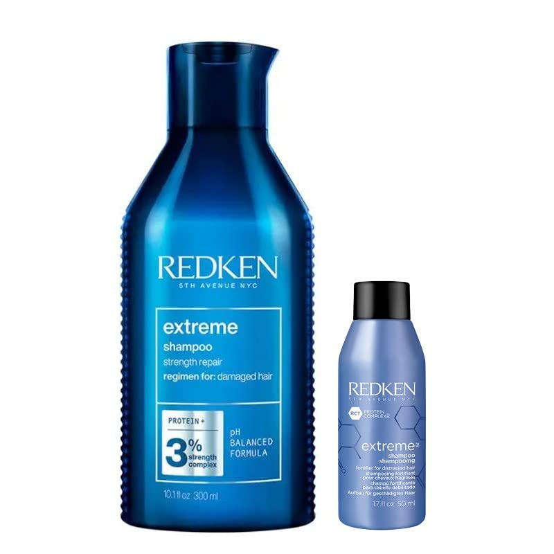 Redken DUO Extreme Shampoo 300ml and MINI Extreme Shampoo 50ml : Amazon ...