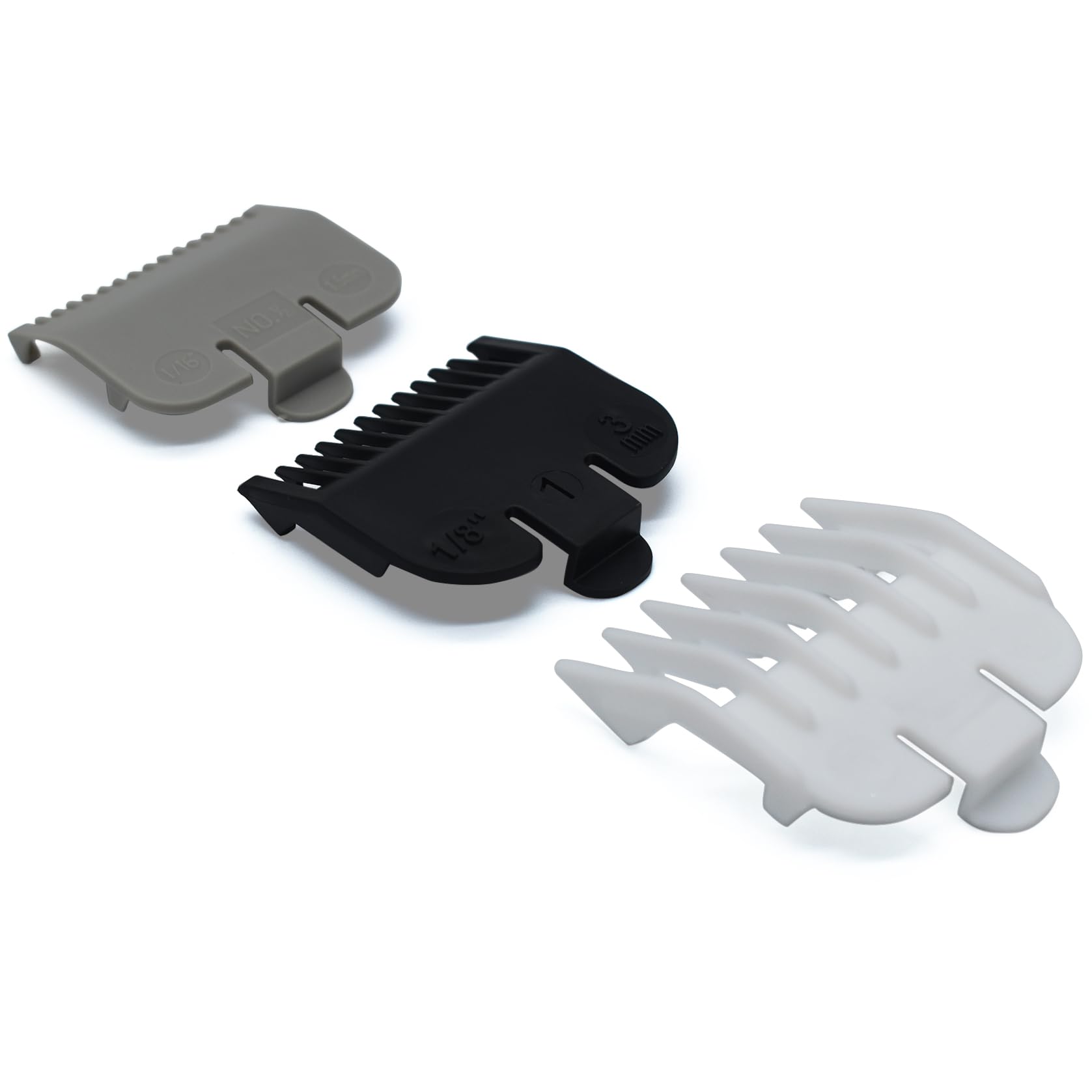 Amazon.com: 3 Pieces Professional Hair Clipper Attachment Combs Cutting ...