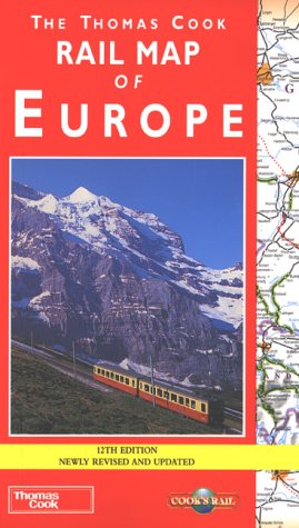 Amazon | New Rail Map of Europe | Thomas Cook | Reference